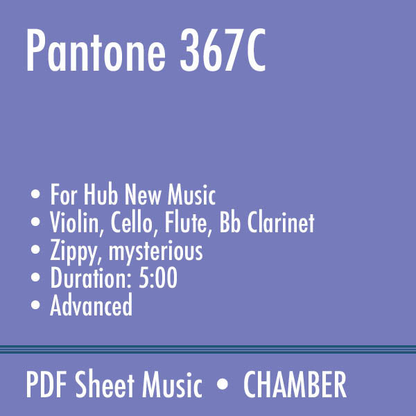 Pantone 367C – Andrew Maxfield, Composer